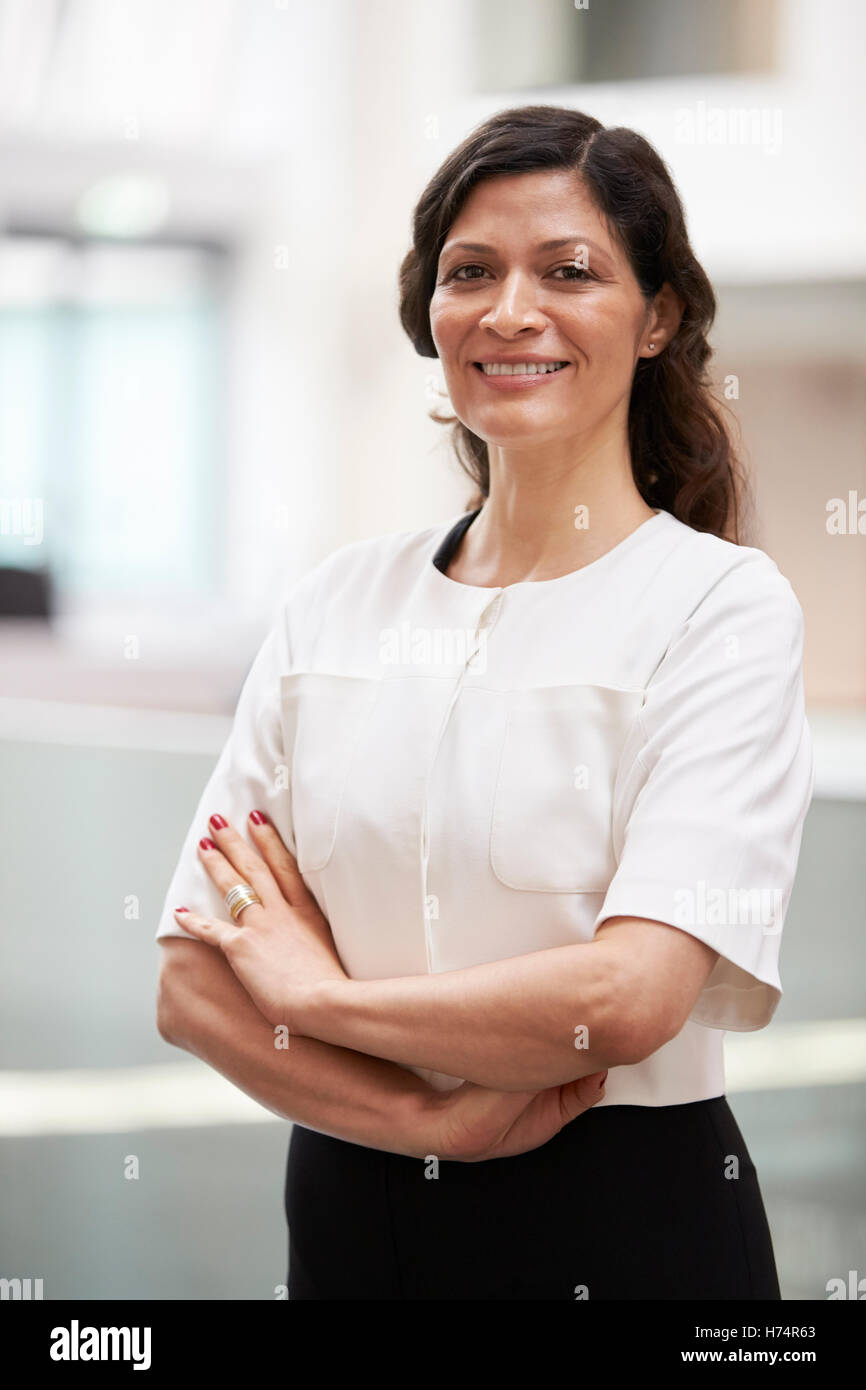 Head And Shoulders Portrait Of Mature Businesswoman Stock Photo - Alamy