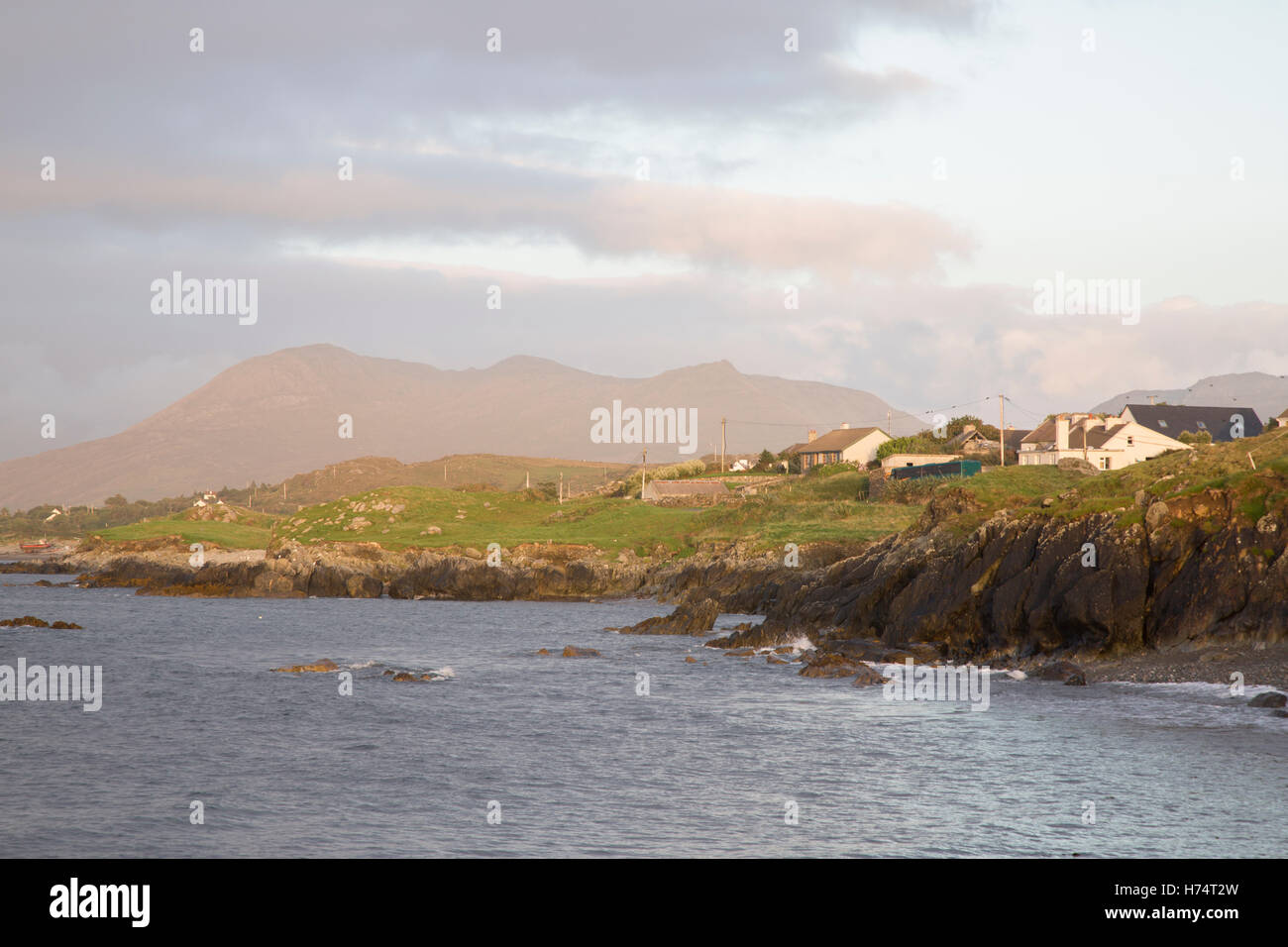 Tully Village, Connemara, Galway, Ireland Stock Photo - Alamy