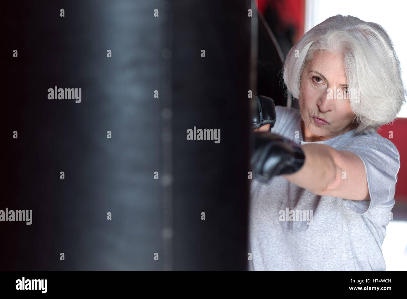 Close up woman boxing punching hi-res stock photography and images - Alamy