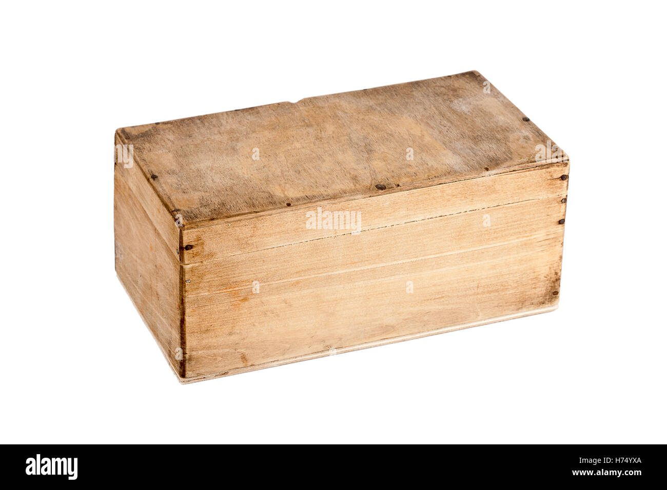 Old wooden box isolated hi-res stock photography and images - Alamy