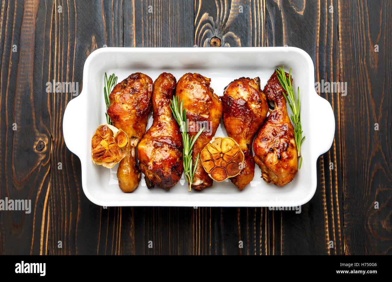 Chicken legs roasting dish hi-res stock photography and images - Alamy