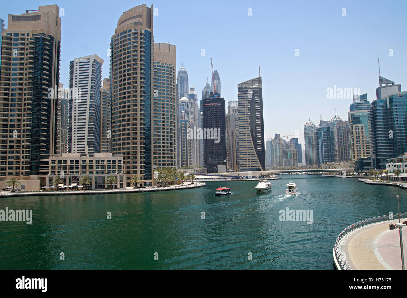 Dubai marina view Stock Photo - Alamy