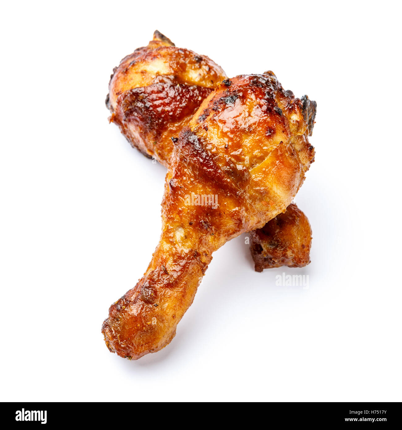 Cooked Chicken White Background