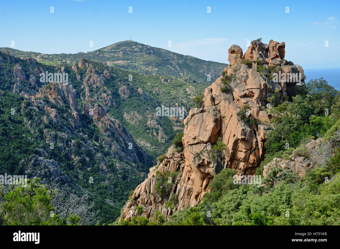 Calanques de Piana in Corsica Stock Photo - Alamy