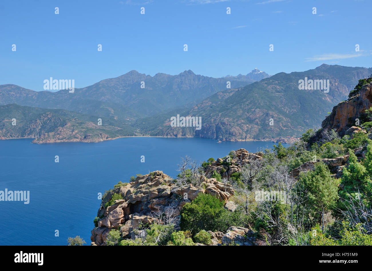 Calanques de Piana in Corsica Stock Photo - Alamy