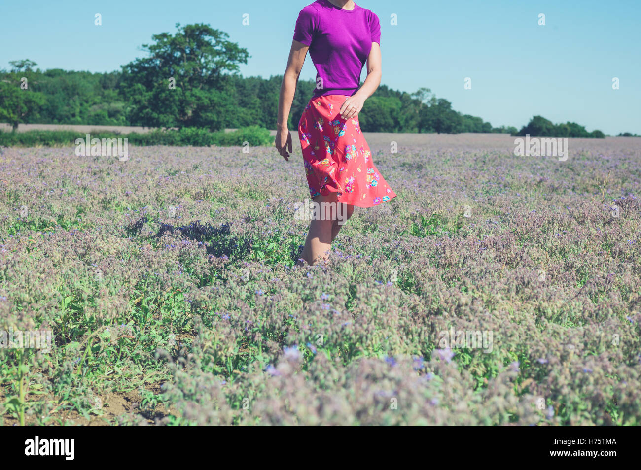 Young woman spinning around on hi-res stock photography and images - Alamy