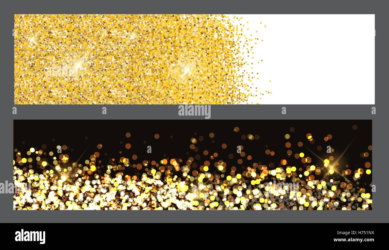 Gold sparkles Stock Vector Images - Alamy