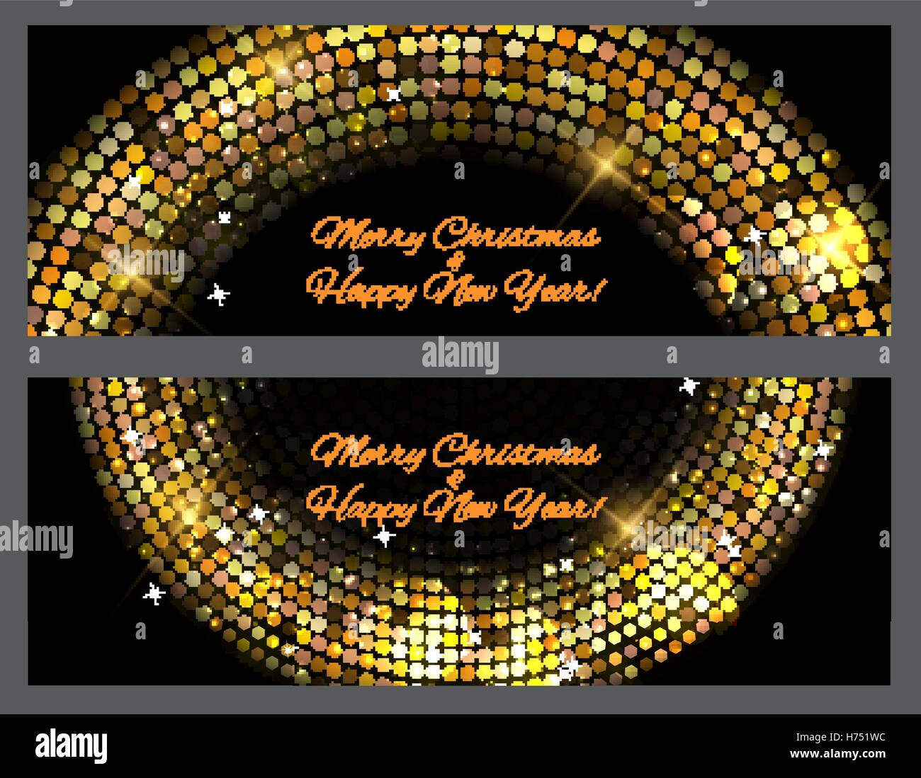 Gold sparkles banners abstract hi-res stock photography and images - Alamy