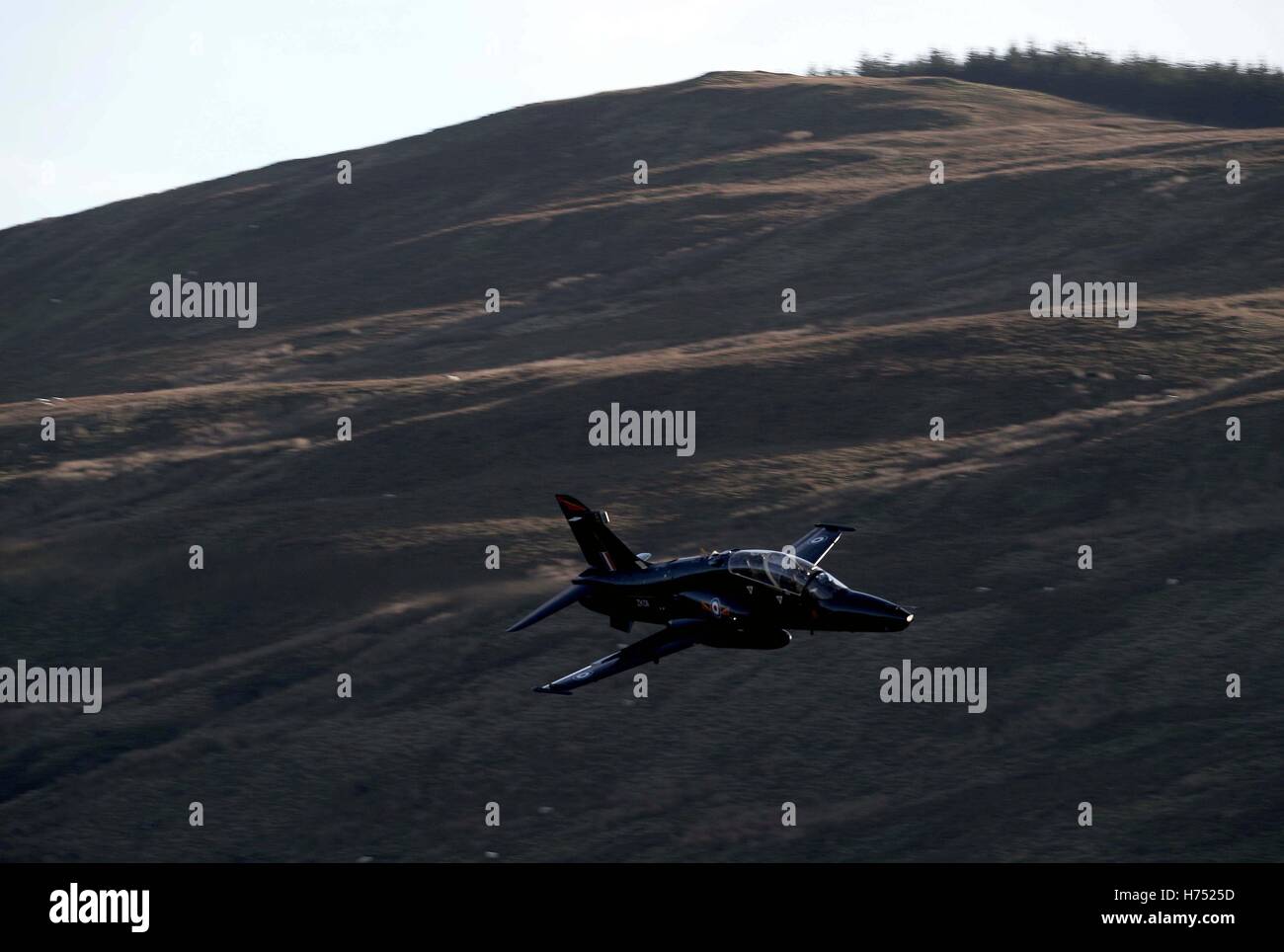 Flies Low Level Through Machynlleth Loop High Resolution Stock ...