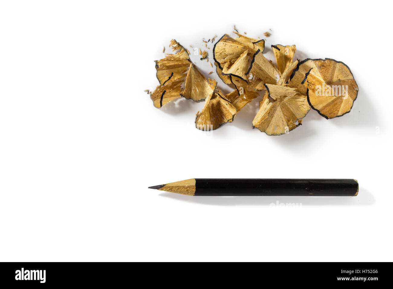 Someone really sharpened this little pencil Stock Photo - Alamy