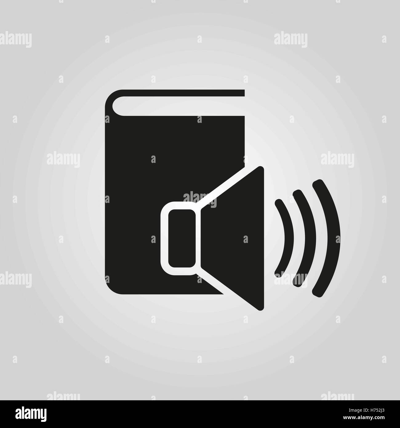 Audiobook icon. vector design. Library symbol. web. graphic. JPG. AI ...