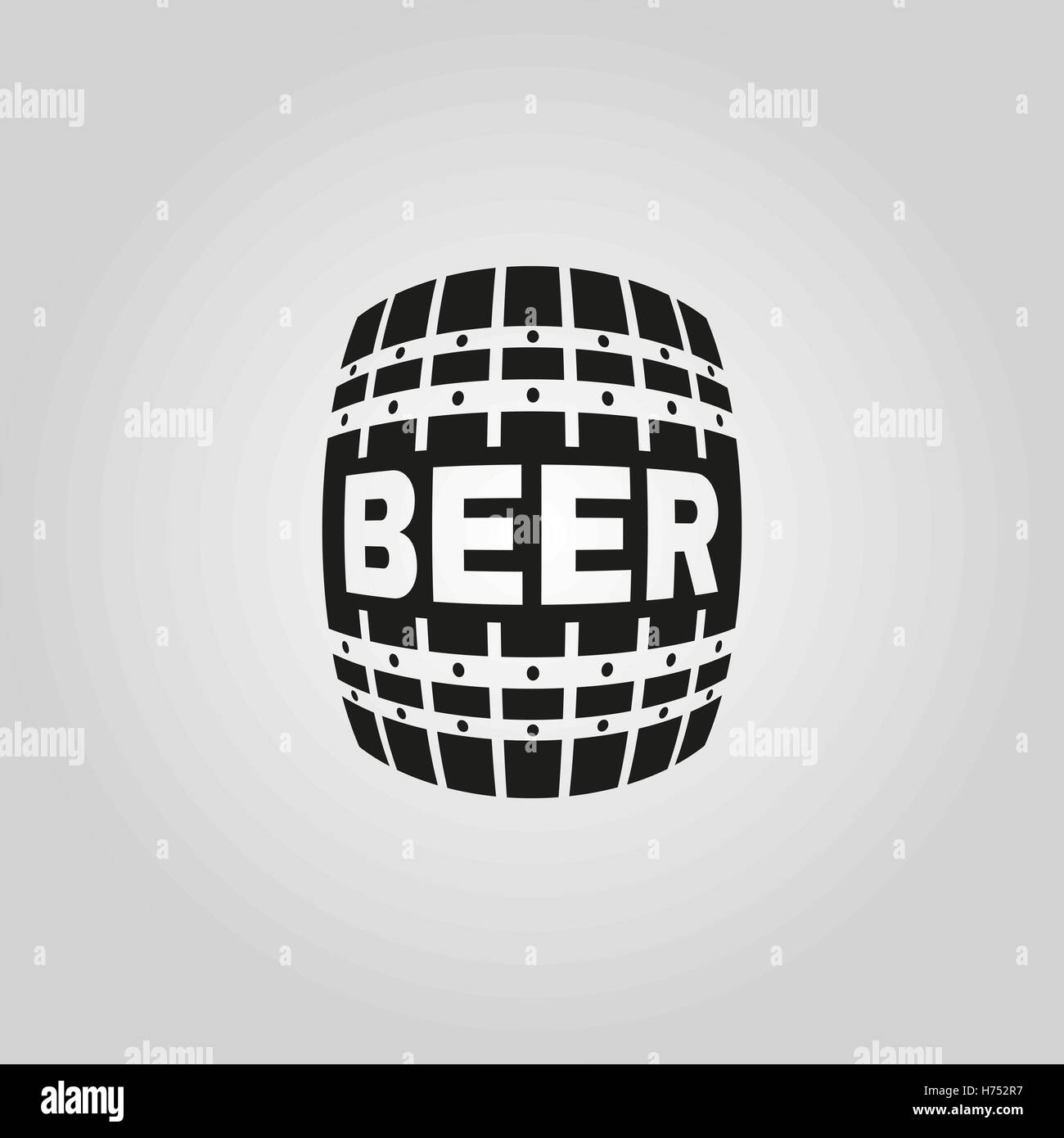 The Beer icon. Cask and keg, alcohol symbol. UI. Web. Logo. Sign. Flat ...