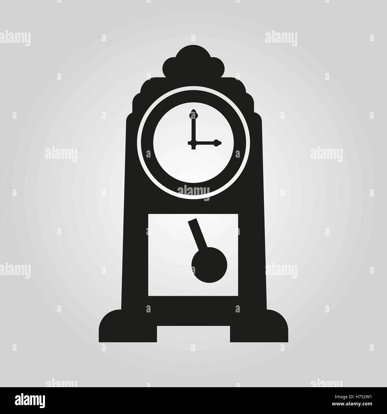 Time icon. Time and watch, timer symbol. UI. Web. Logo. Sign. Flat ...