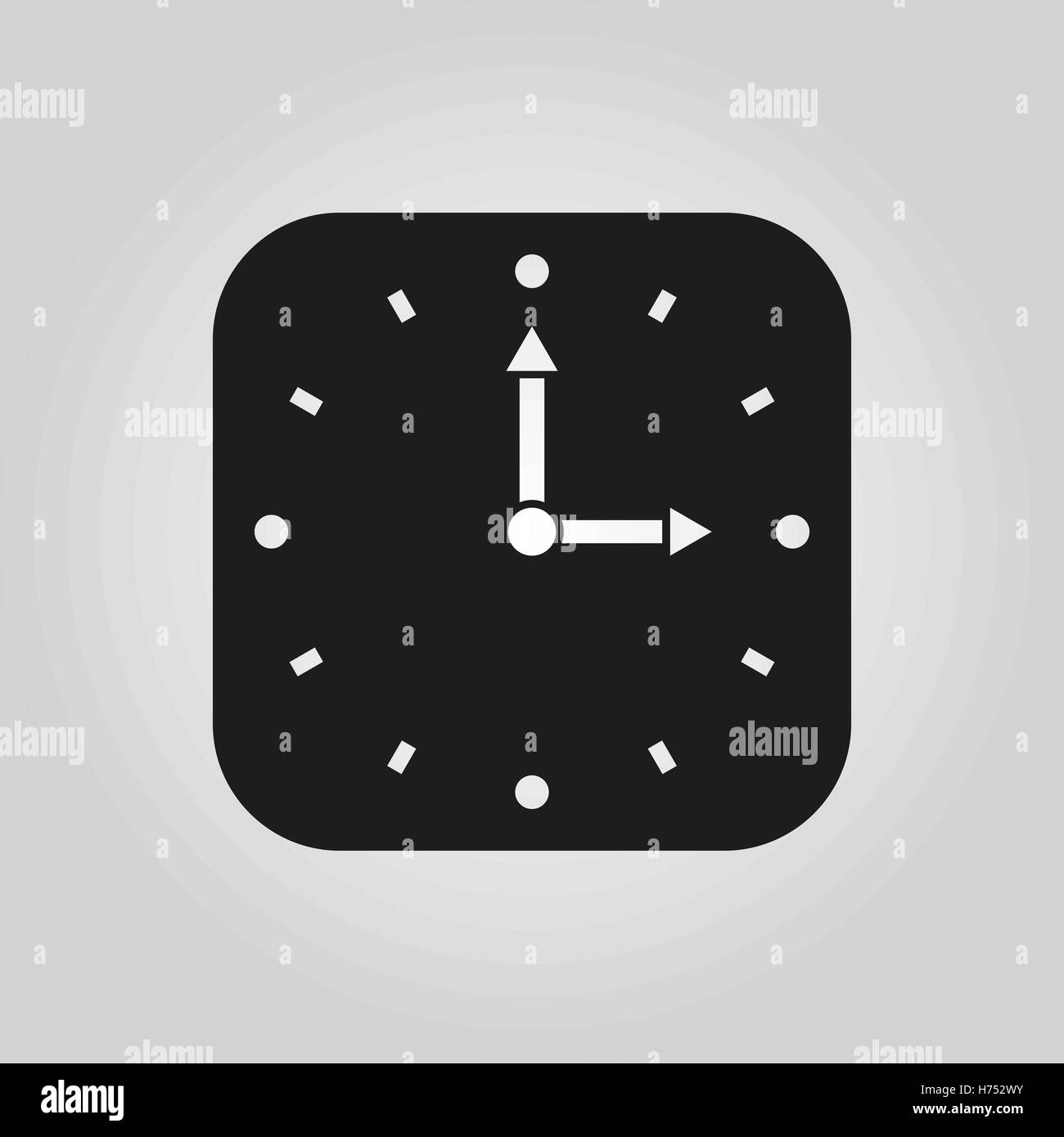 Time icon. Time and watch, timer symbol. UI. Web. Logo. Sign. Flat ...