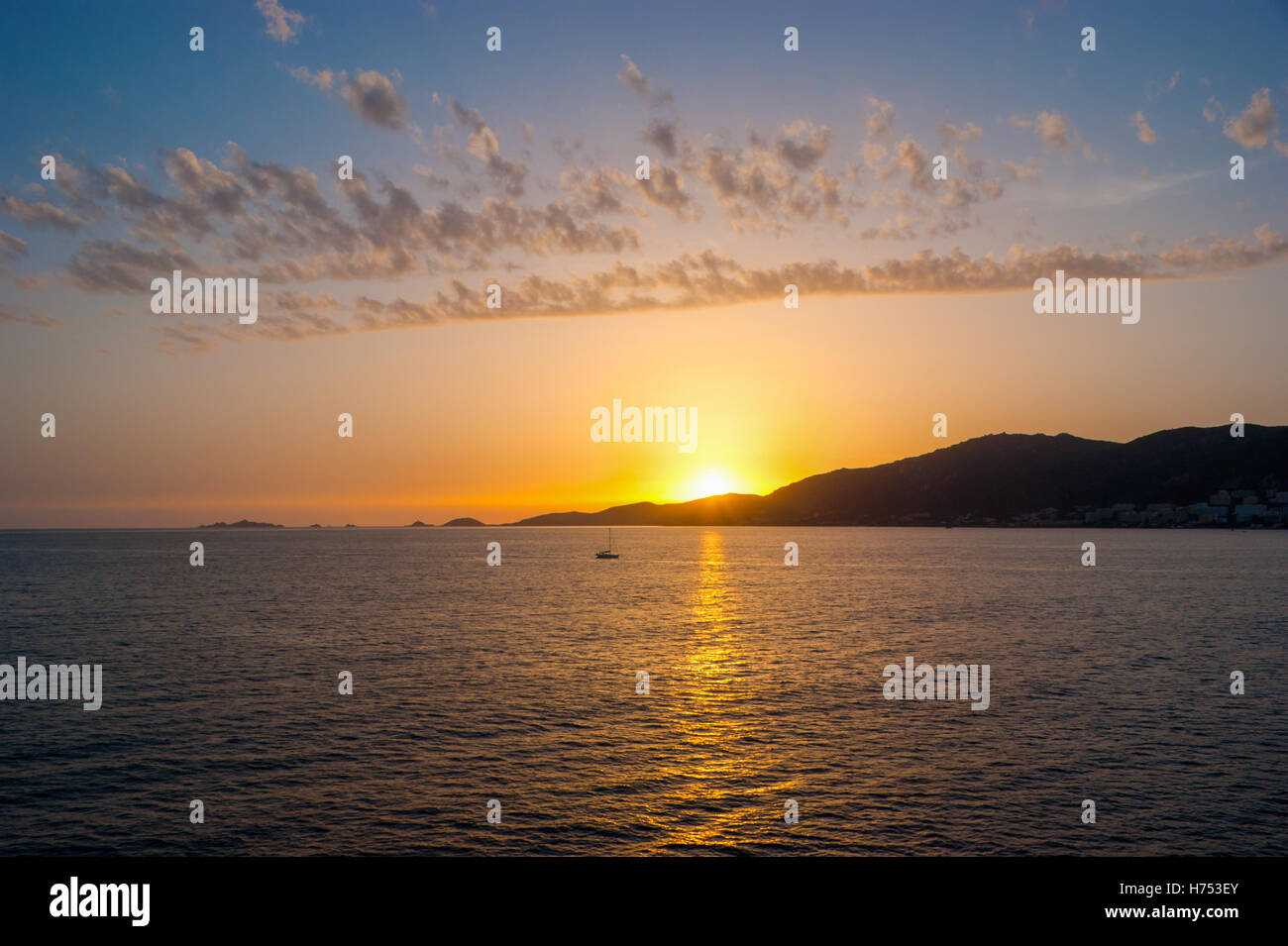 Corsica parata sunset hi-res stock photography and images - Alamy