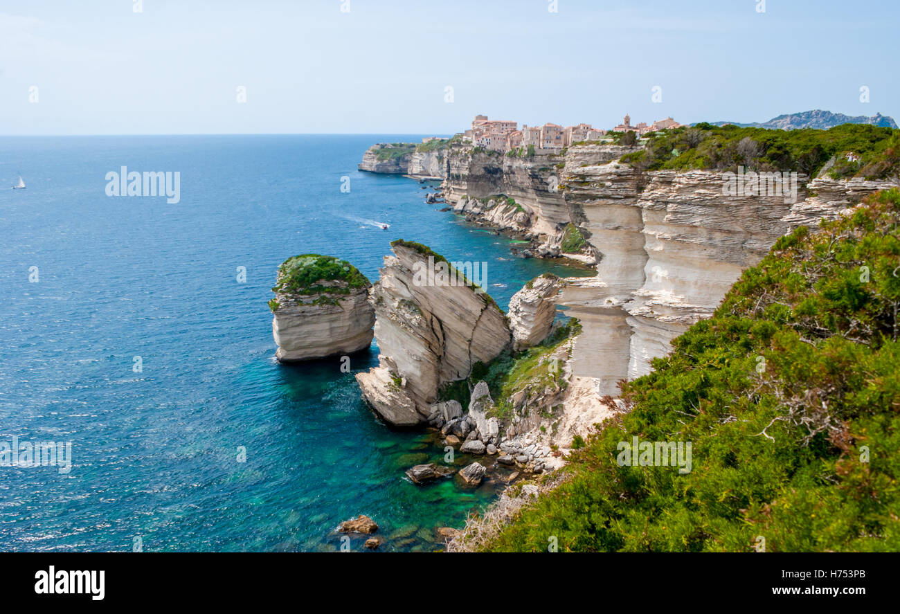 the city of Bonifacio is famous for its medieval architecture, great ...