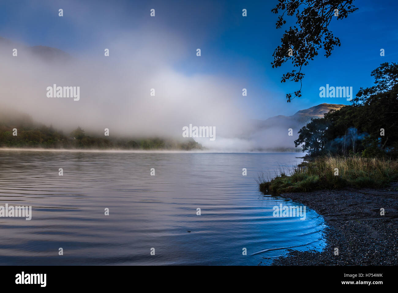 Scottish loch mist hi-res stock photography and images - Alamy