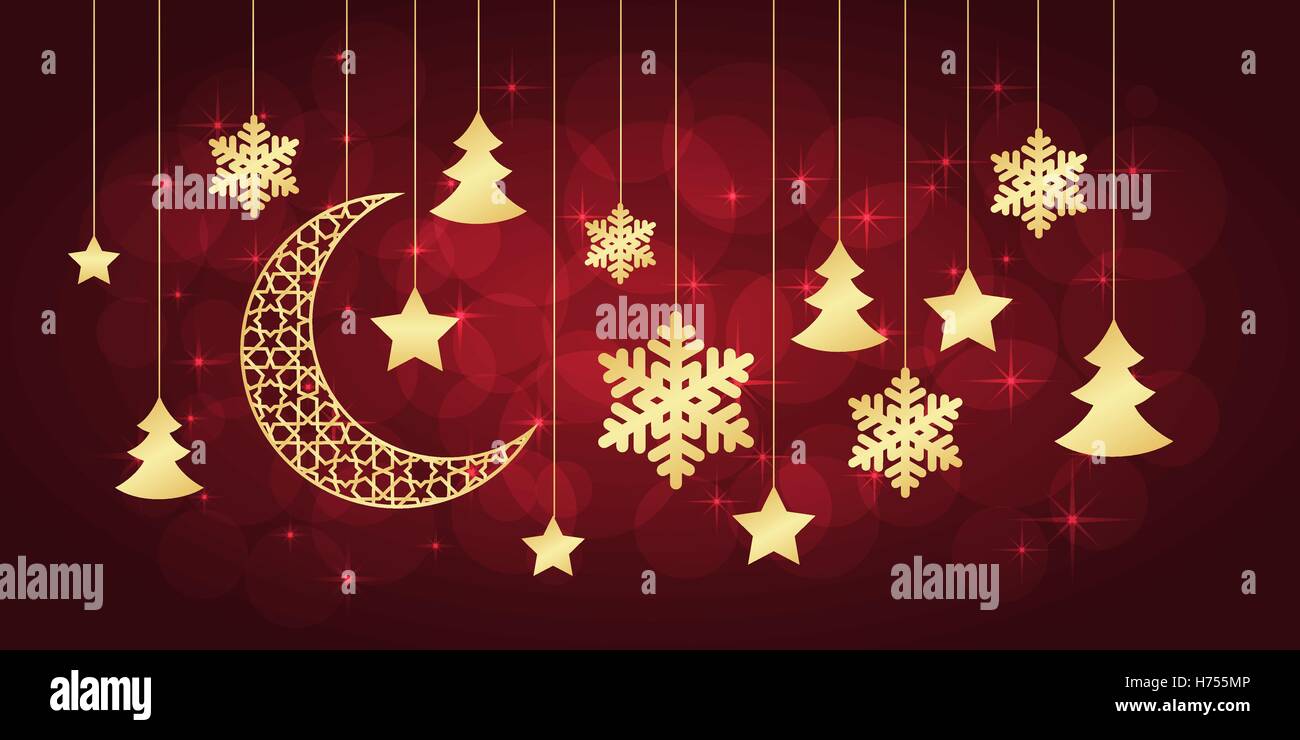 christmas greeting card Stock Vector Image & Art - Alamy