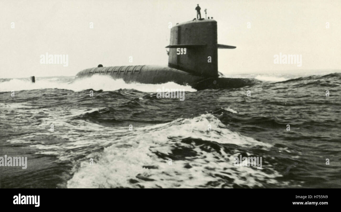 American atomic submarine SSBN-599 Patrick Henry Stock Photo - Alamy