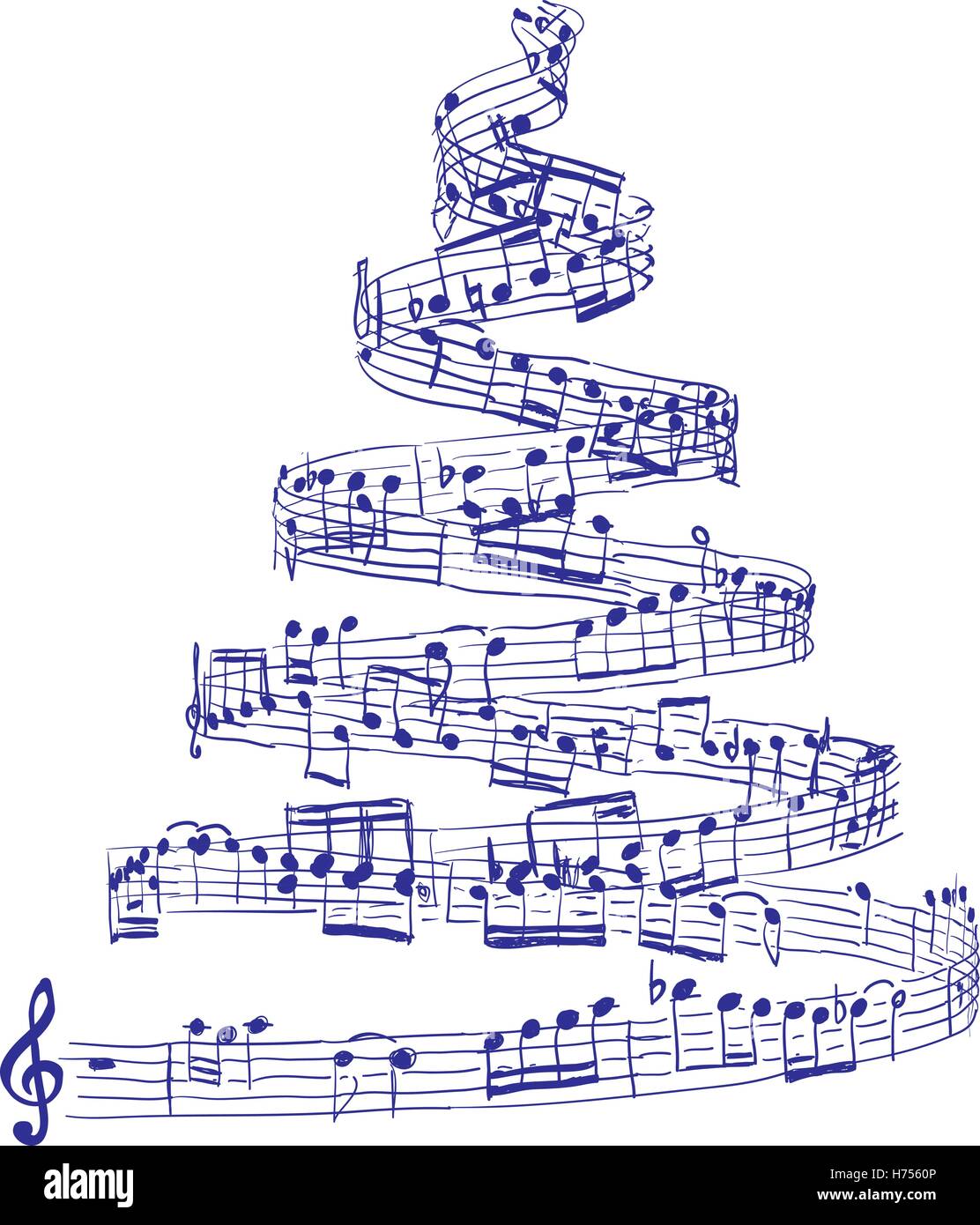 Christmas tree from music notes Stock Vector Image & Art - Alamy Christmas tree from music notes Stock Vector Image & Art - Alamy