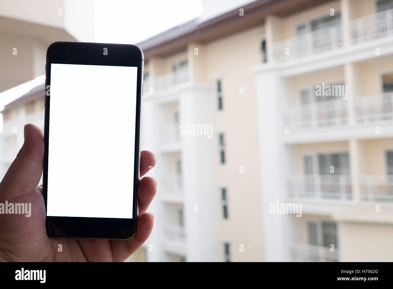 Businessman uses touchscreen finger hi-res stock photography and images ...