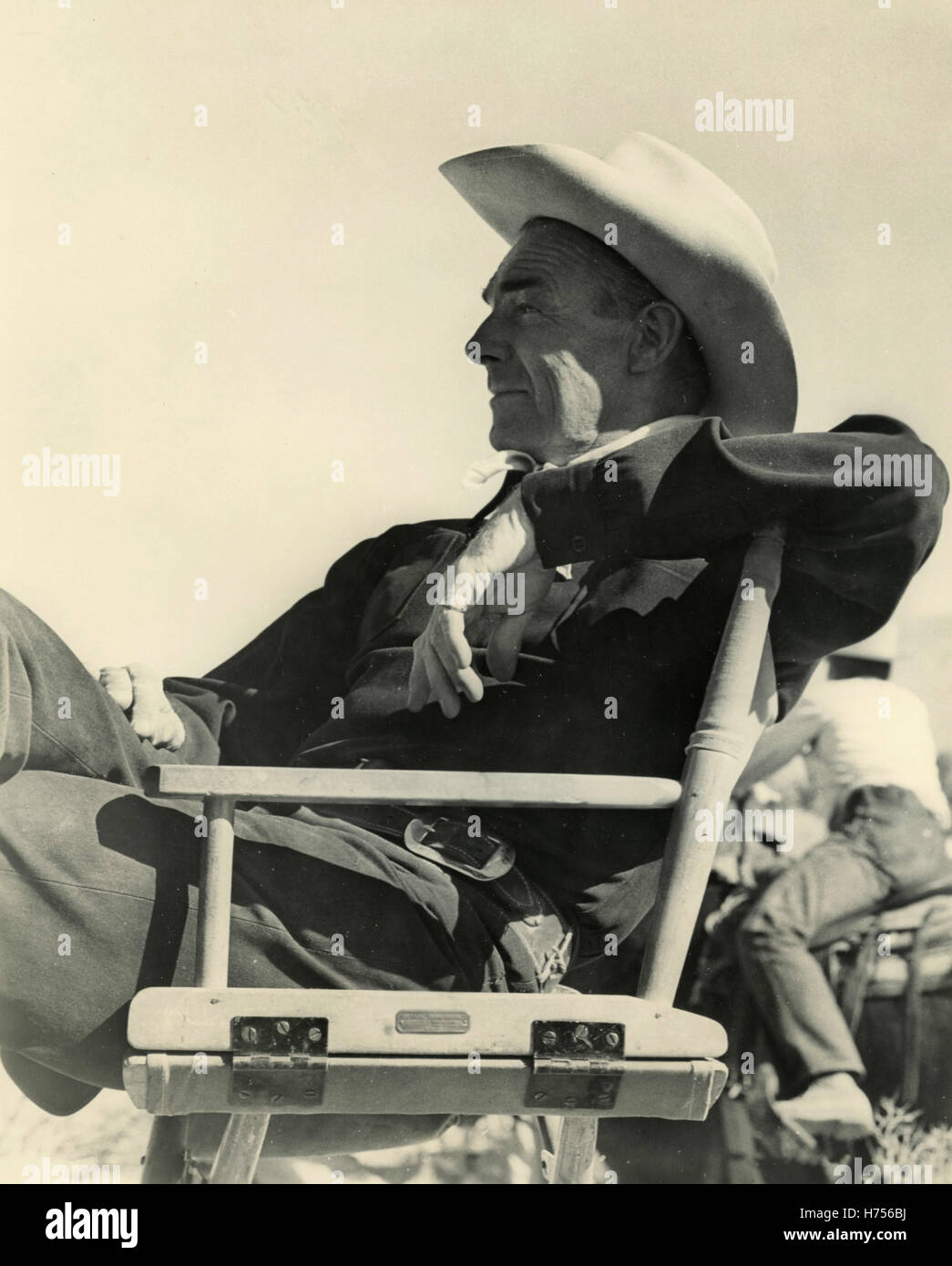 American actor Randolph Scott in the film Seven Men from now, USA 1956 ...
