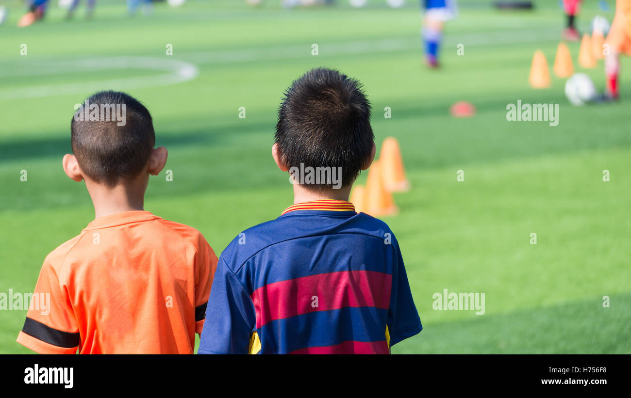 Children Training in Soccer academy Stock Photo - Alamy