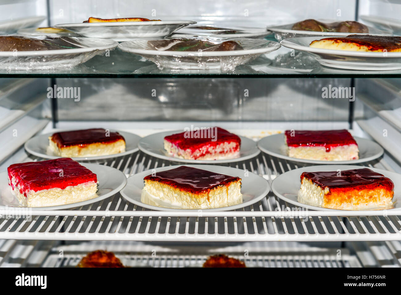 Traditional Turkish cuisine. Balkan dessert trilice made from goat milk ...