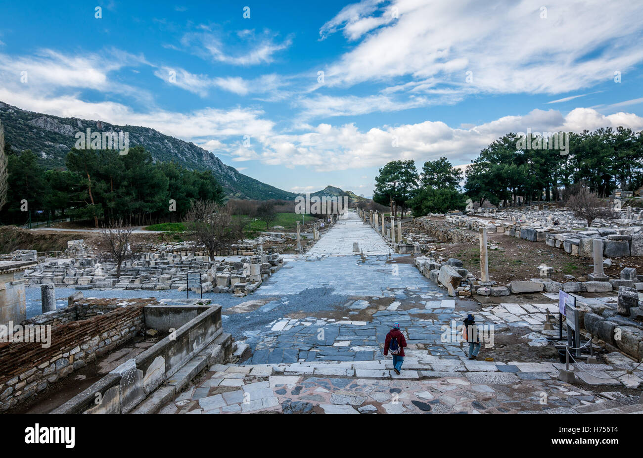 Ephesus Ancient City Stock Photo Alamy