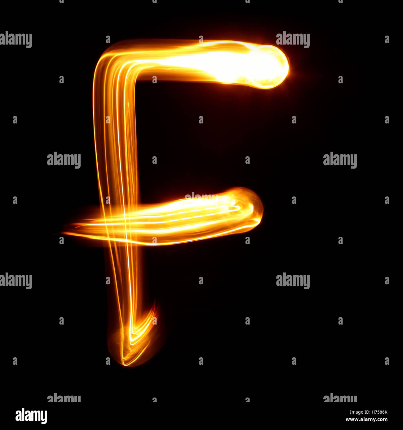 Neon letter f hi-res stock photography and images - Alamy