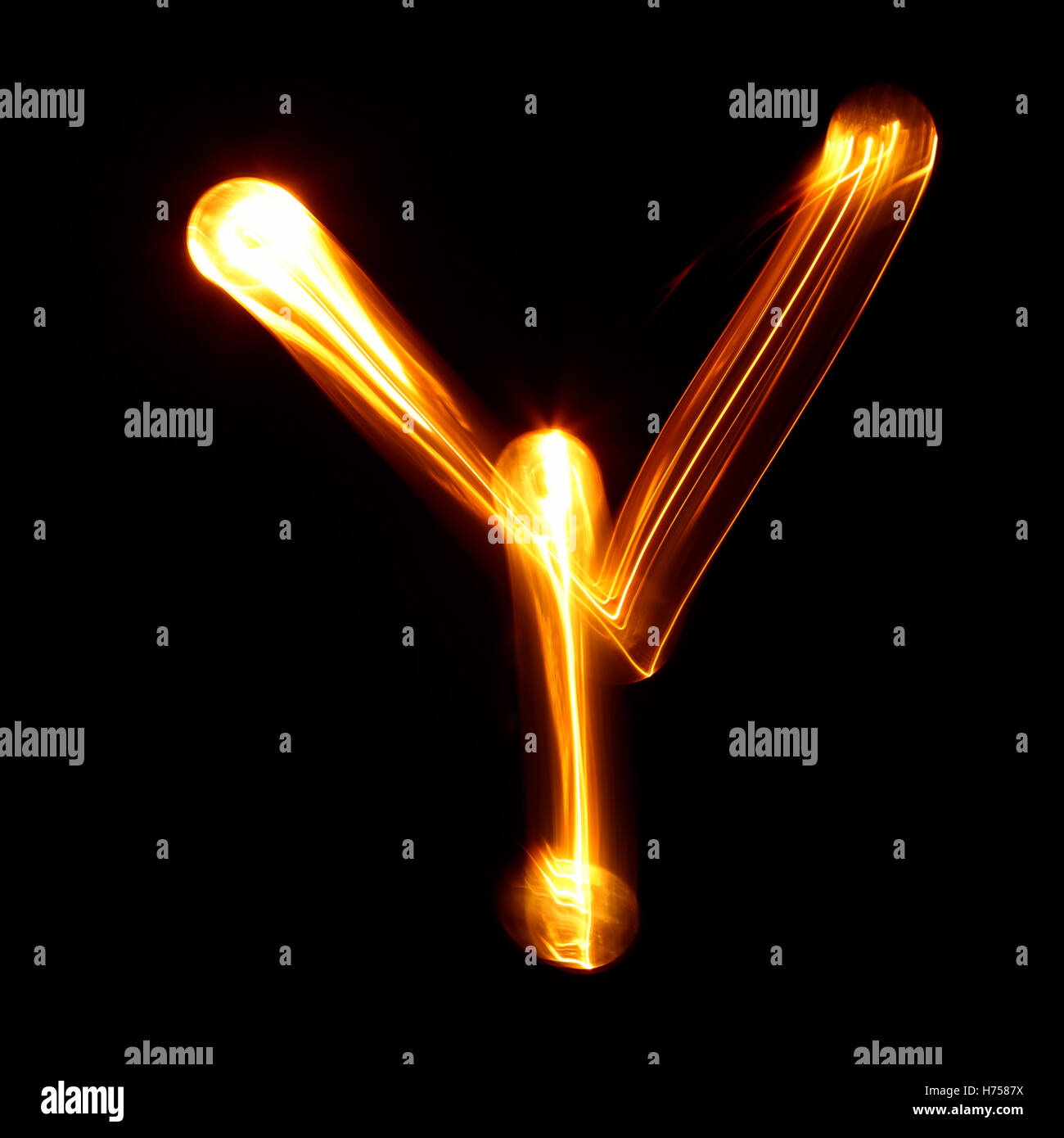 Neon letter y hi-res stock photography and images - Alamy