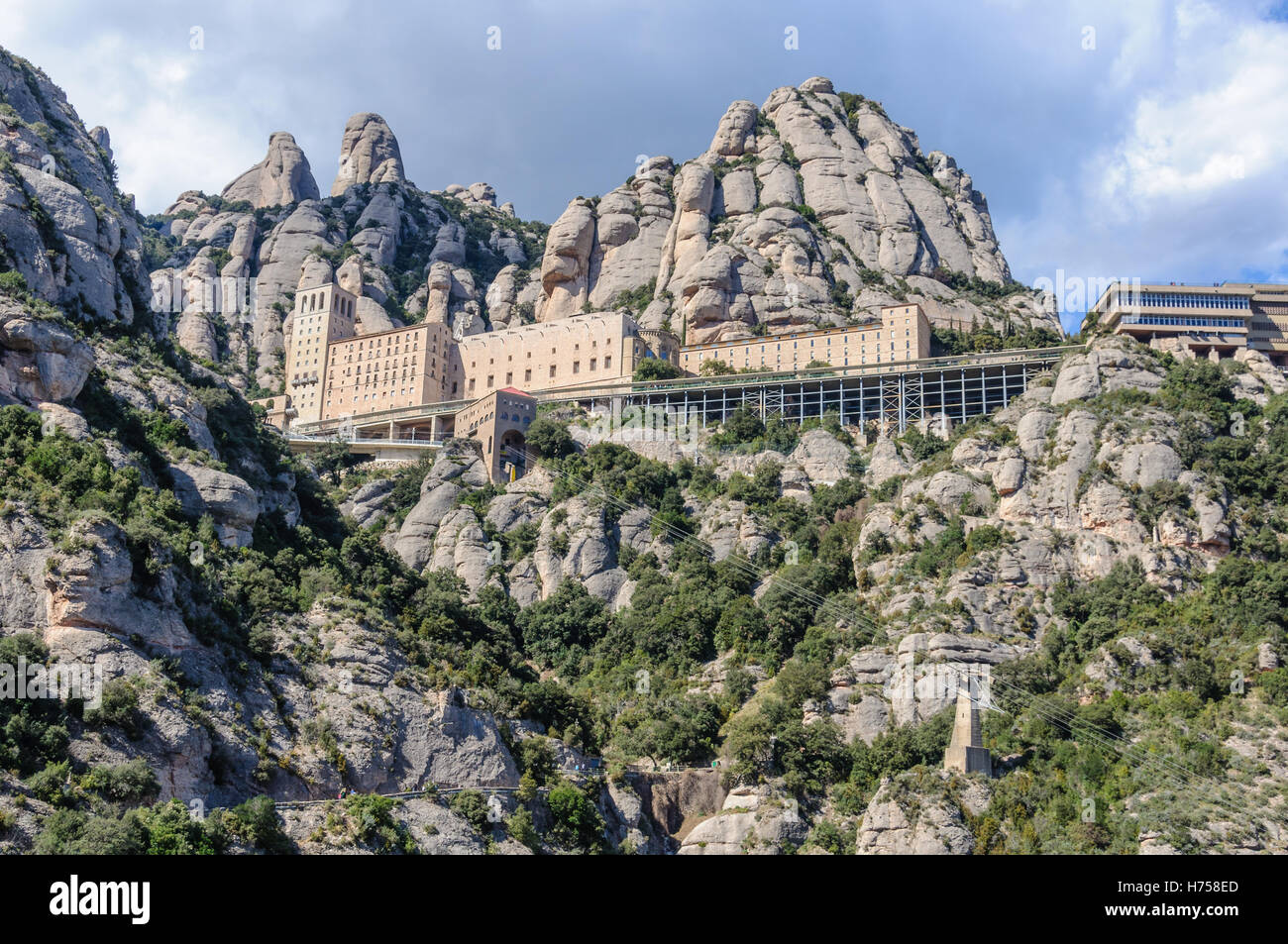 Monastery montserrat in catalonia spain hi-res stock photography and ...