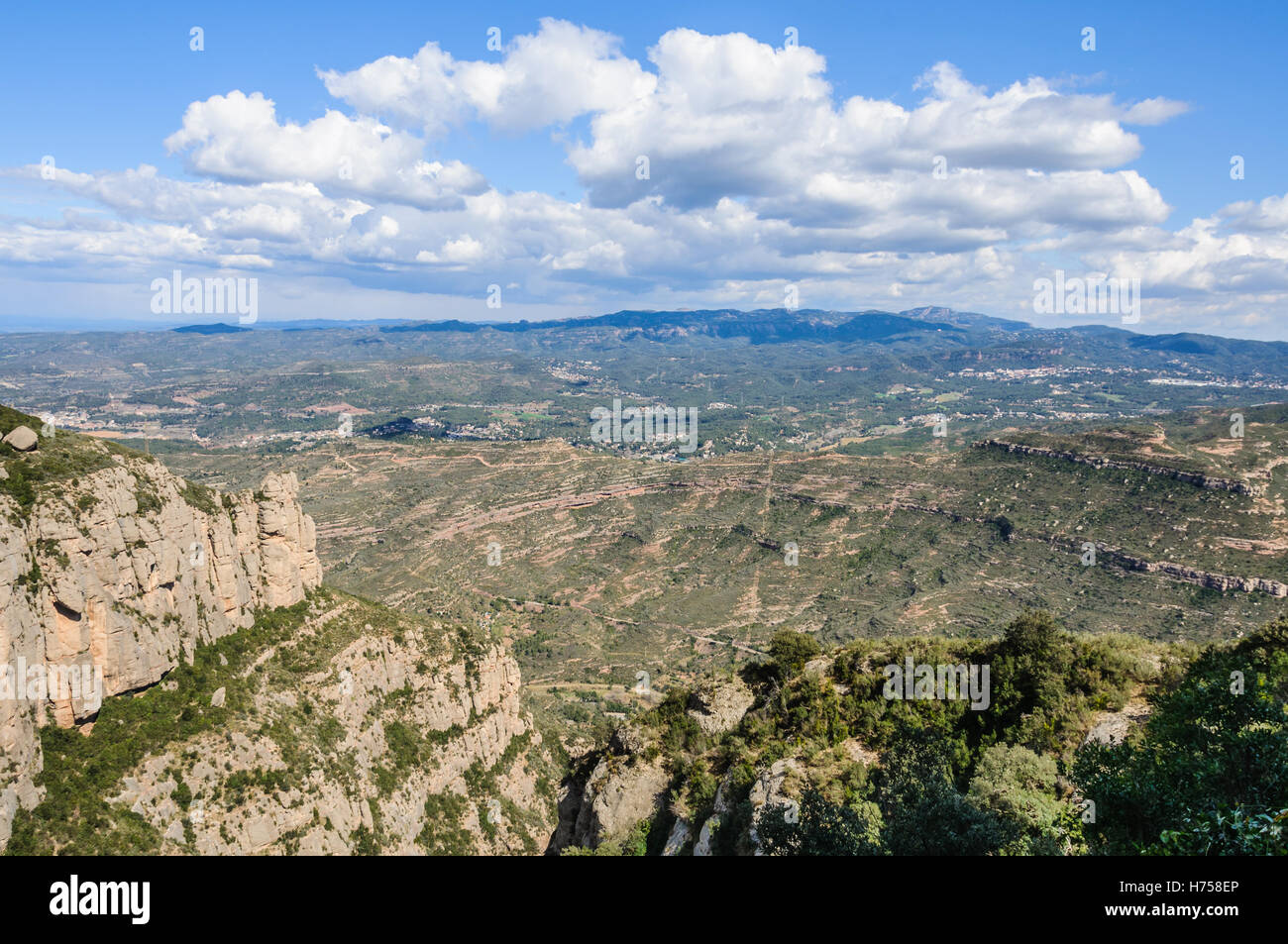 View from montserrat monastery hi-res stock photography and images - Alamy