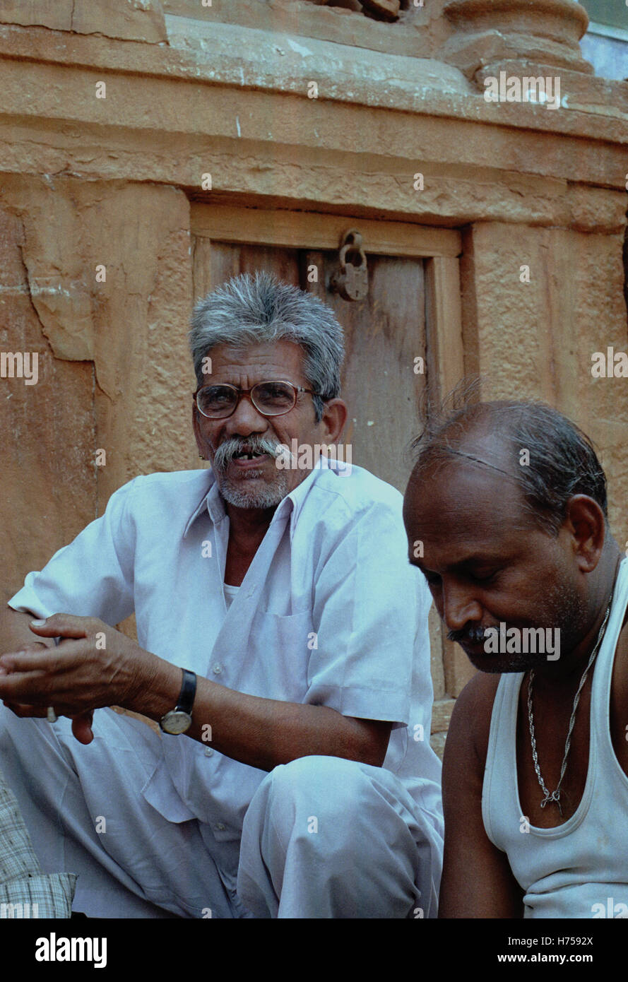 two men india brian mcguire Stock Photo - Alamy