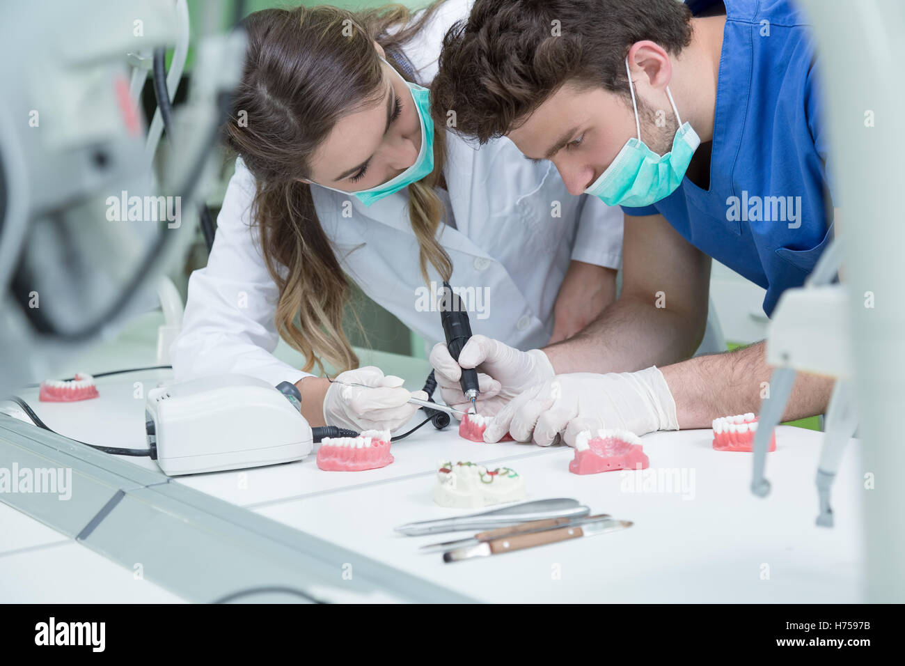 Dental prosthesis, dentures, prosthetics work Stock Photo - Alamy