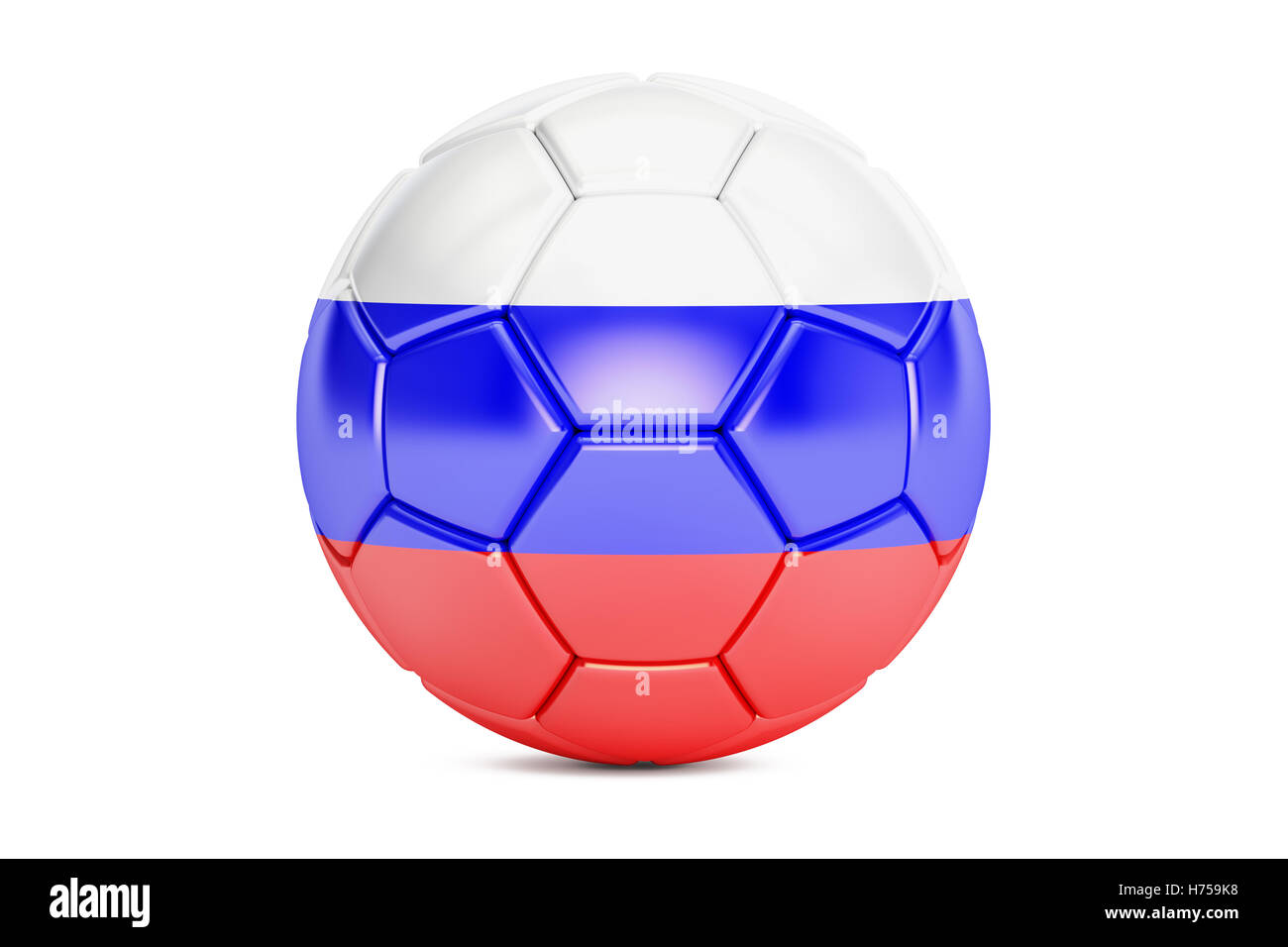 Soccer football ball russia flag hi-res stock photography and images ...