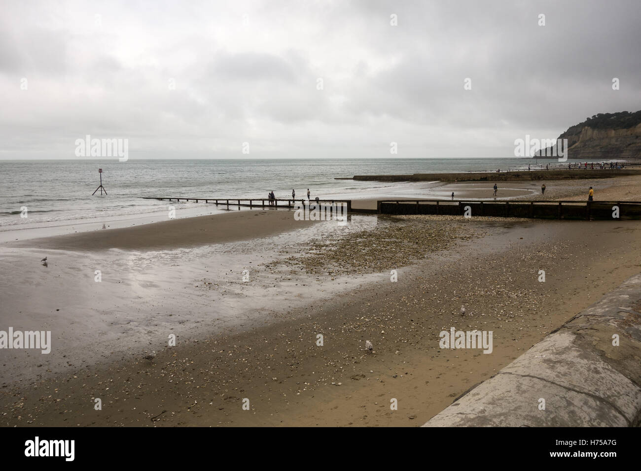 Typical english beach scene on hi-res stock photography and images - Alamy