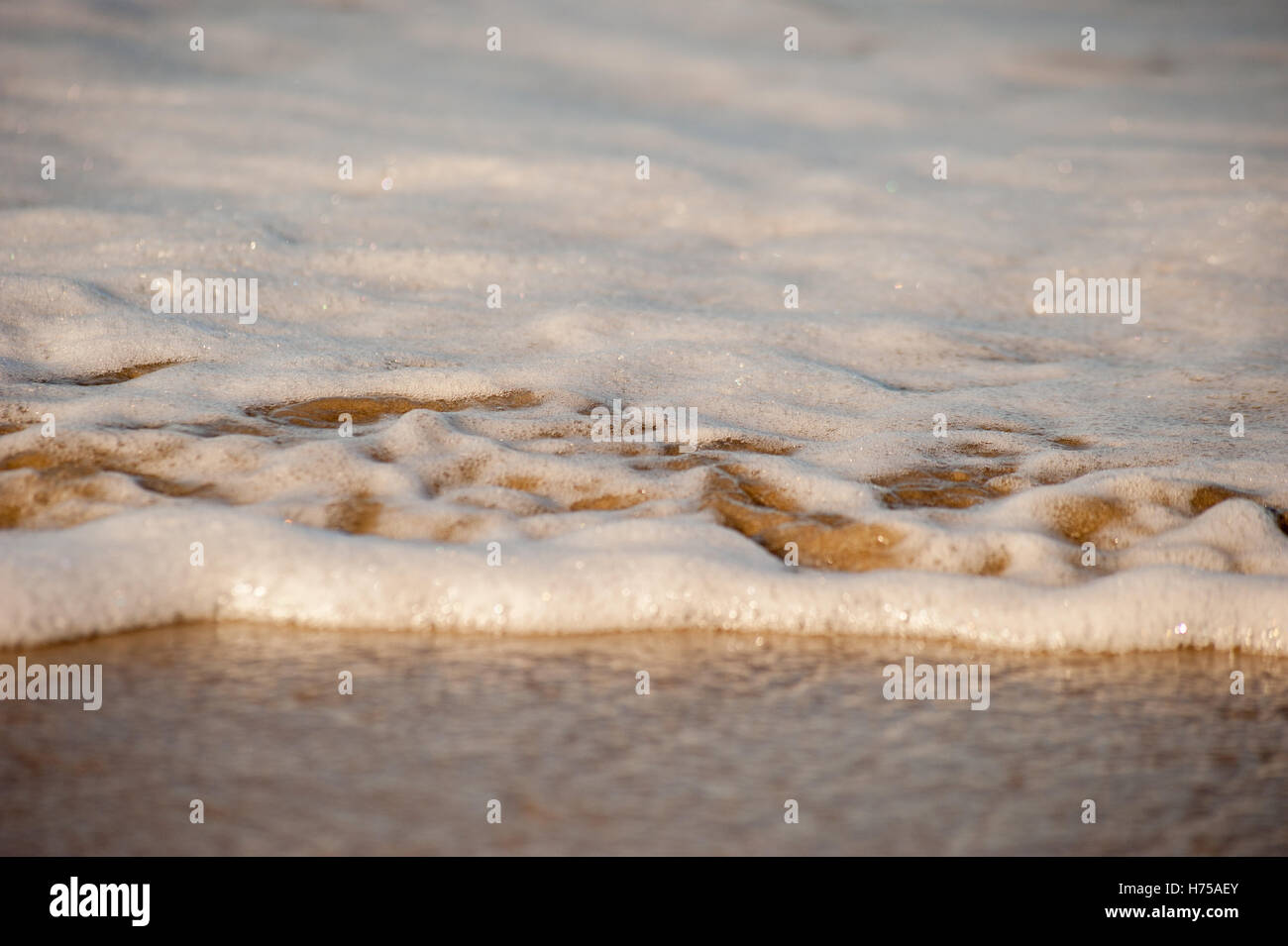 Close up of bubbles on leading edge of water Stock Photo - Alamy