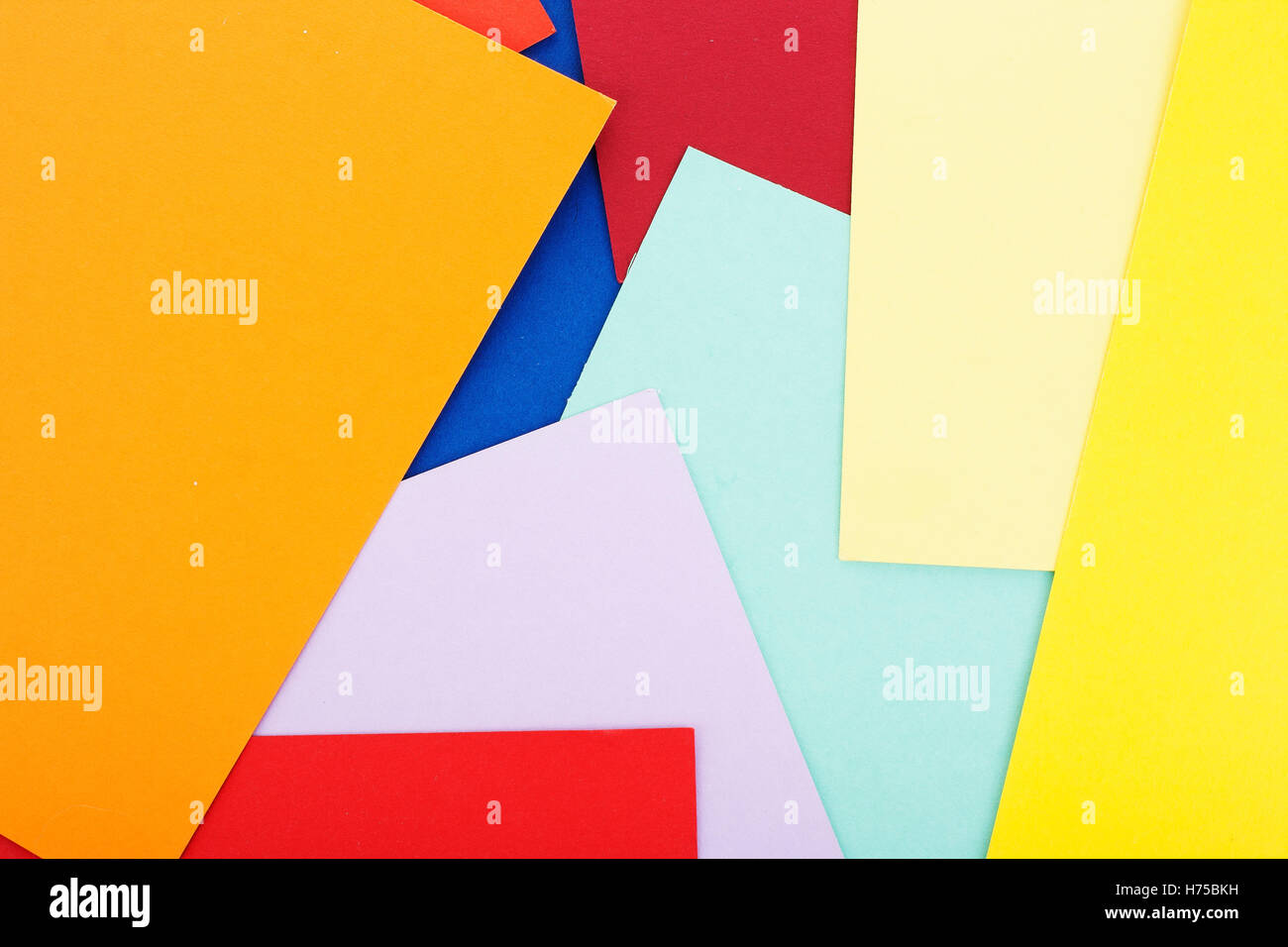 Paper cardboard. Colorful papers. Paper texture with red orange yellow ...