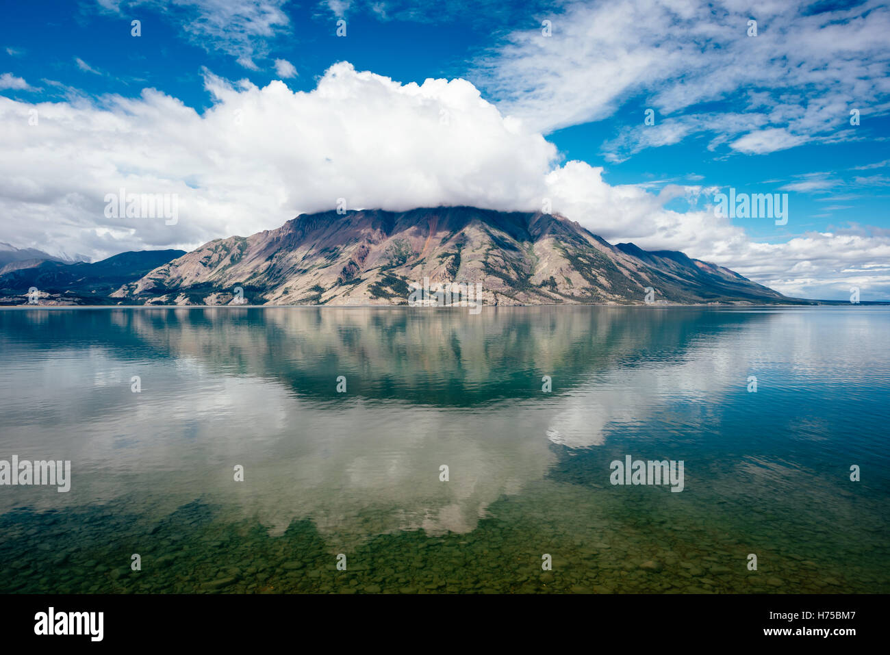 Kluane Lake in Yukon Territory, Canada Stock Photo - Alamy
