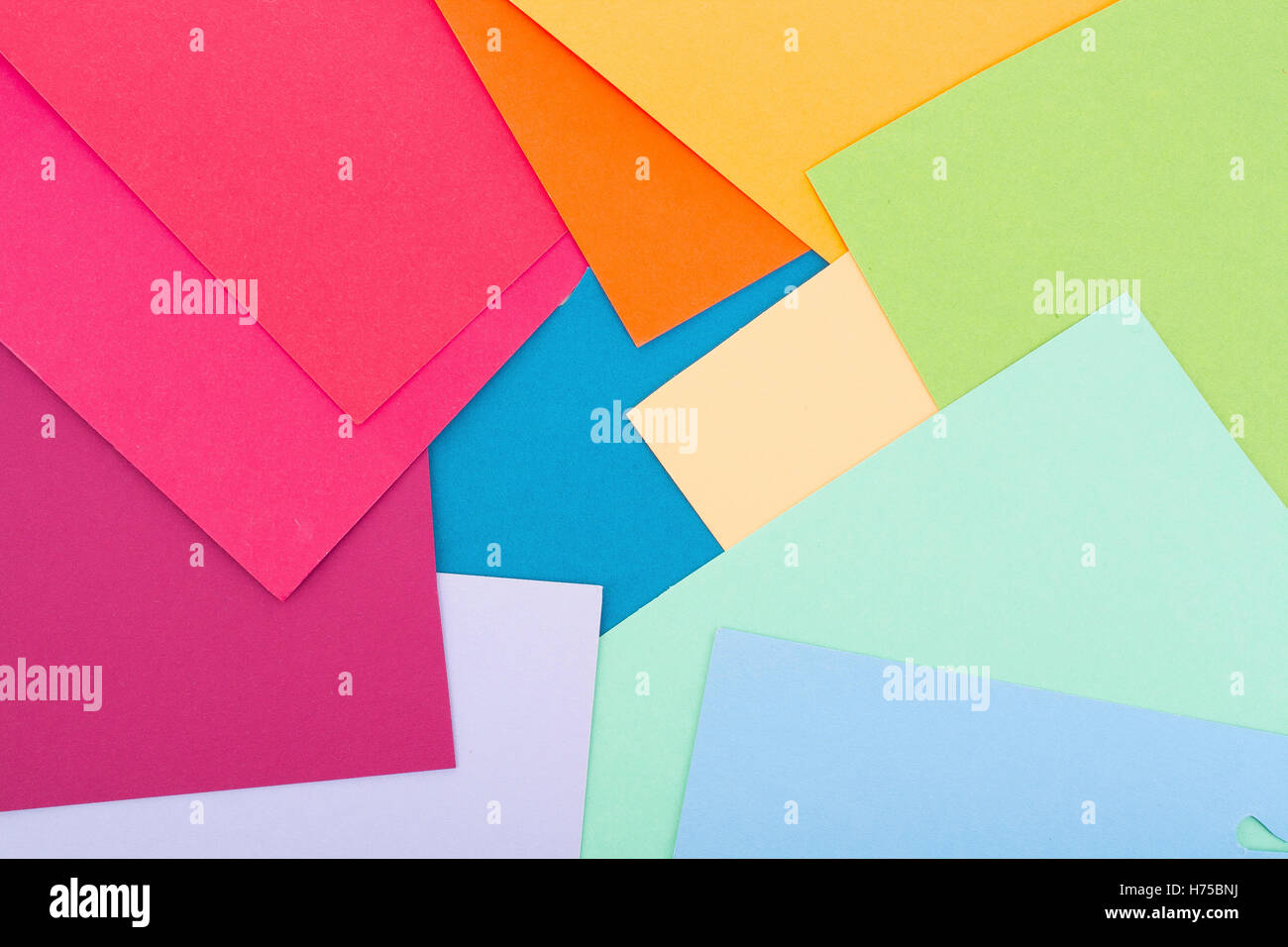 Paper cardboard. Colorful papers. Paper texture with orange yellow ...