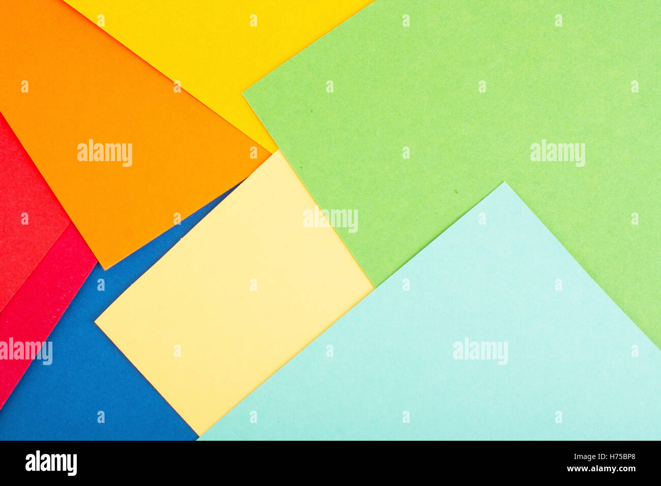 Paper cardboard. Colorful papers. Paper texture with red orange yellow ...