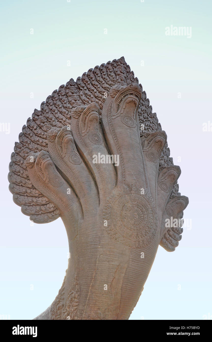 Angkor Wat naga Stock Photo - Alamy