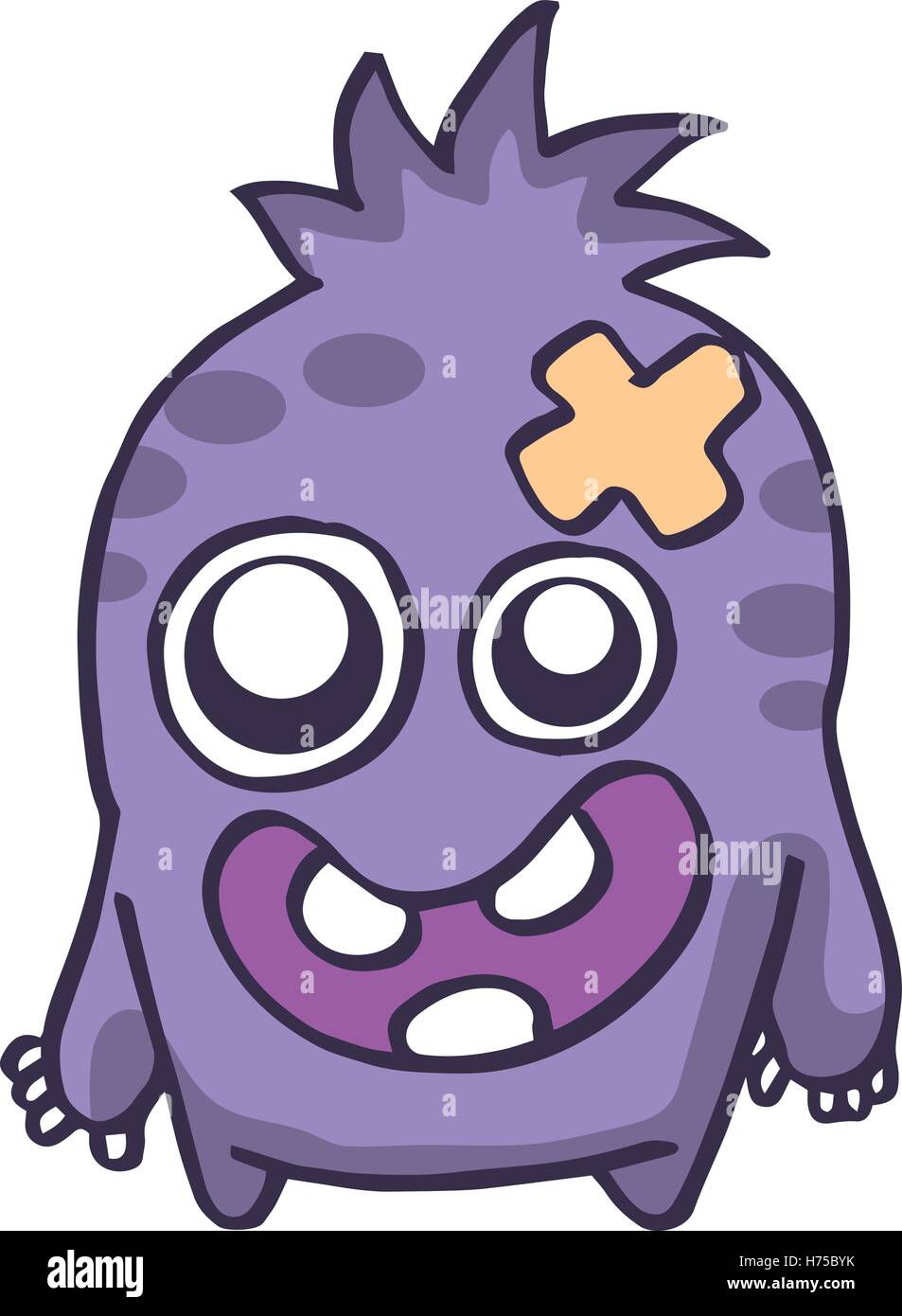 Baby monster Stock Vector Images - Alamy