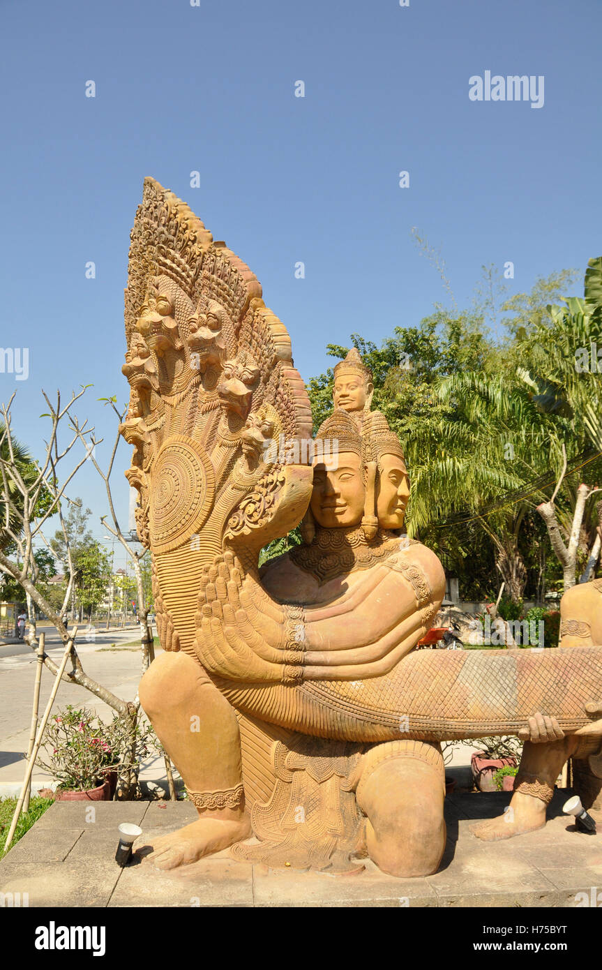 Angkor Wat naga Stock Photo - Alamy