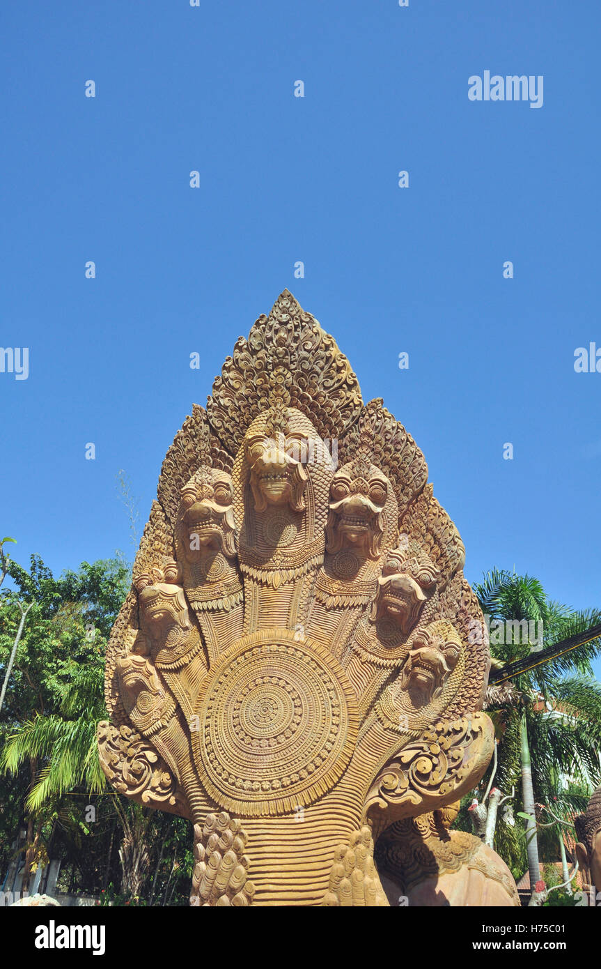 Angkor Wat naga Stock Photo - Alamy
