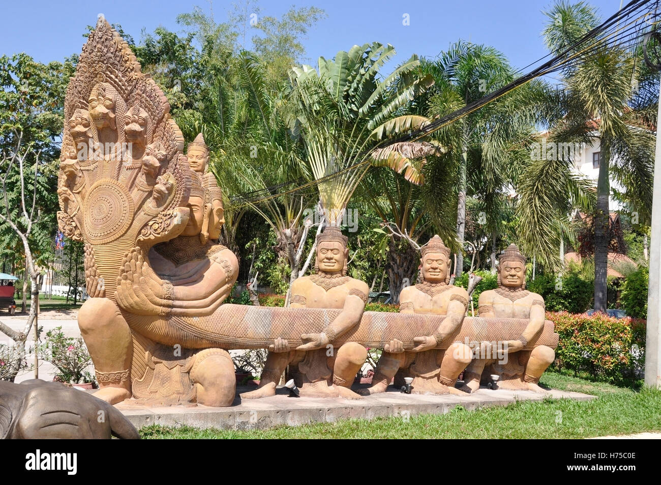 Angkor Wat naga Stock Photo - Alamy