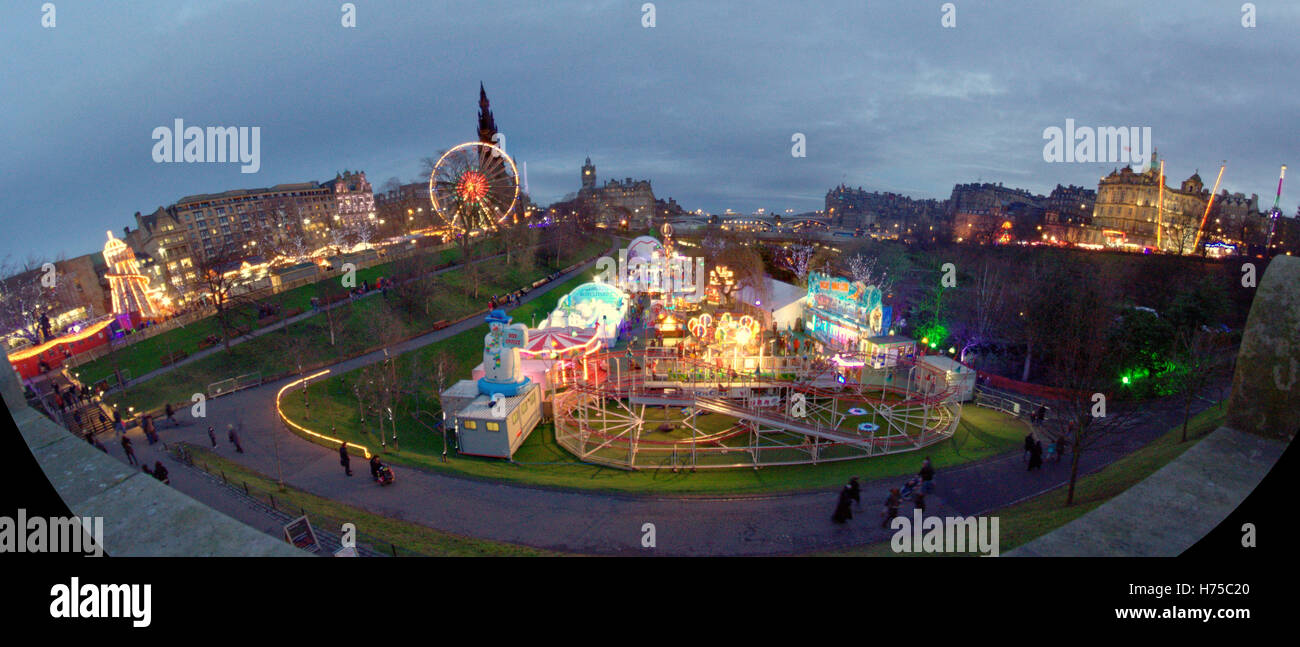 Edinburgh's Hogmanay Christmas Princes Gardens festival ice skating ...