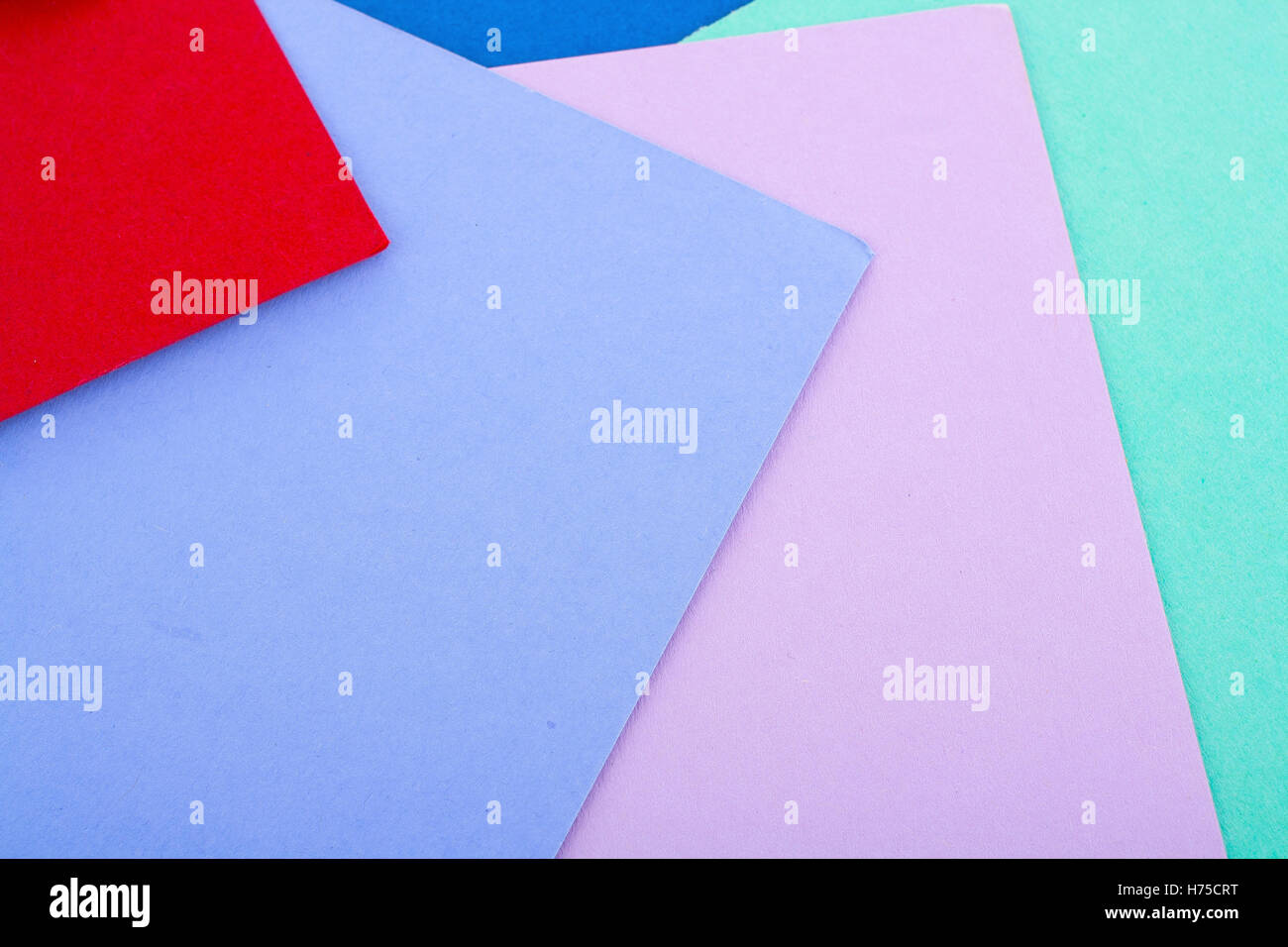 Paper cardboard. Colorful papers. Paper texture with red green blue ...