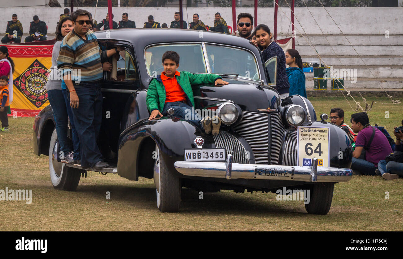 India vintage car rally hi-res stock photography and images - Alamy